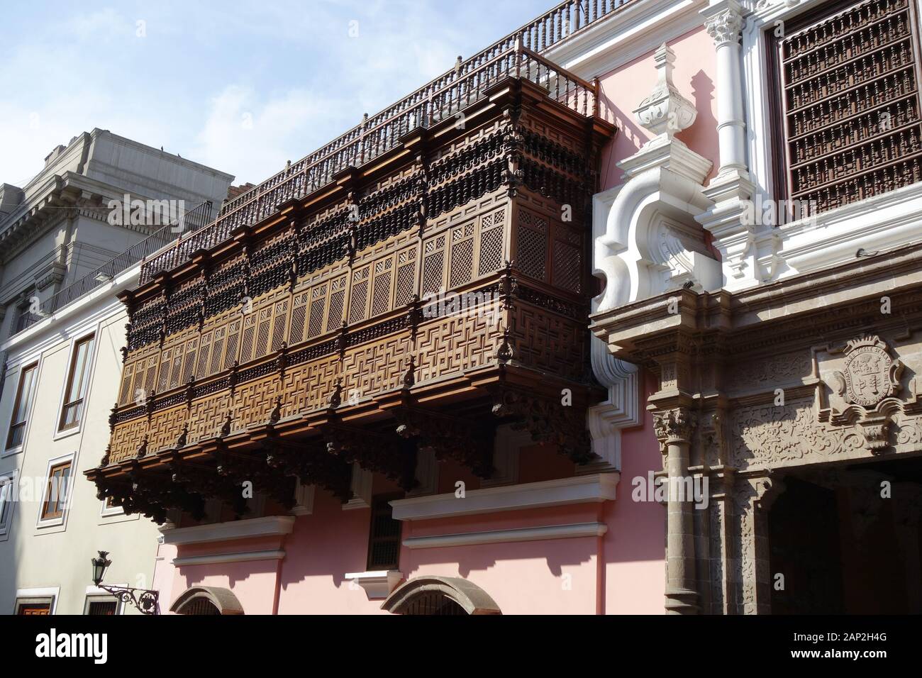 Torre Tagle Palace, Palacio de Torre Tagle, Lima, Historic Centre, Peru ...