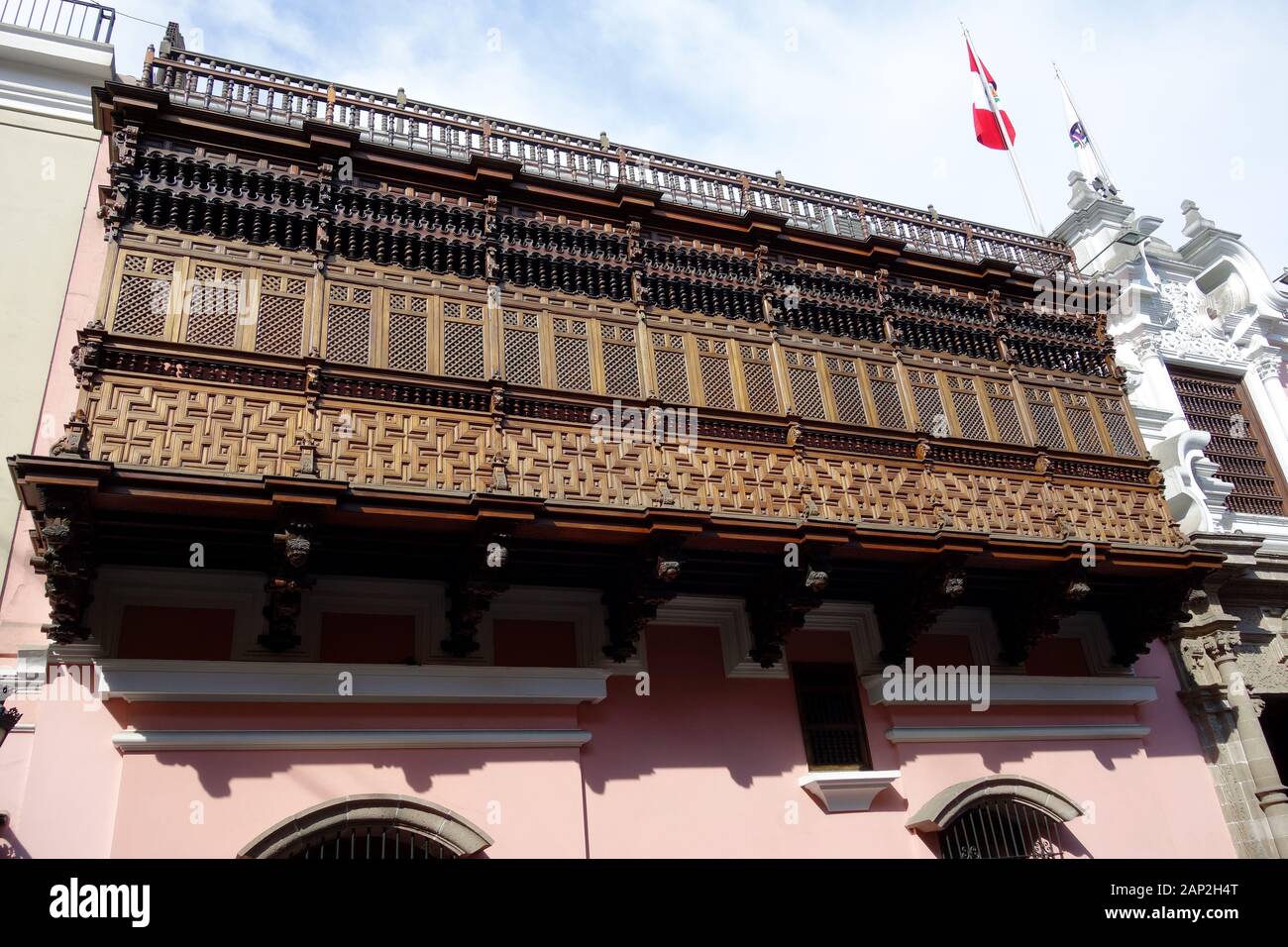 Torre Tagle Palace, Palacio de Torre Tagle, Lima, Historic Centre, Peru ...