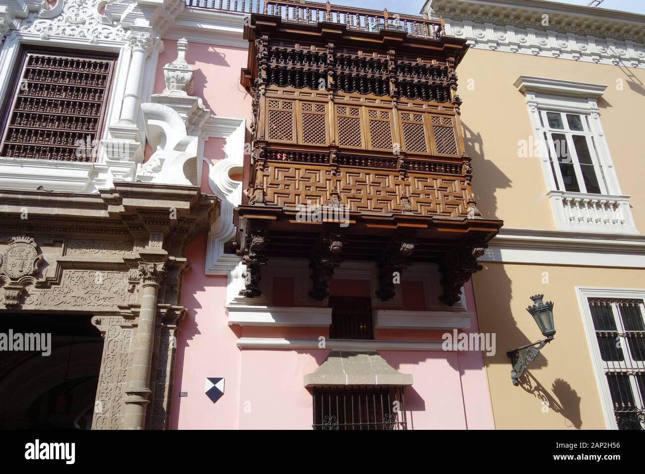 Torre Tagle Palace, Palacio de Torre Tagle, Lima, Historic Centre, Peru ...
