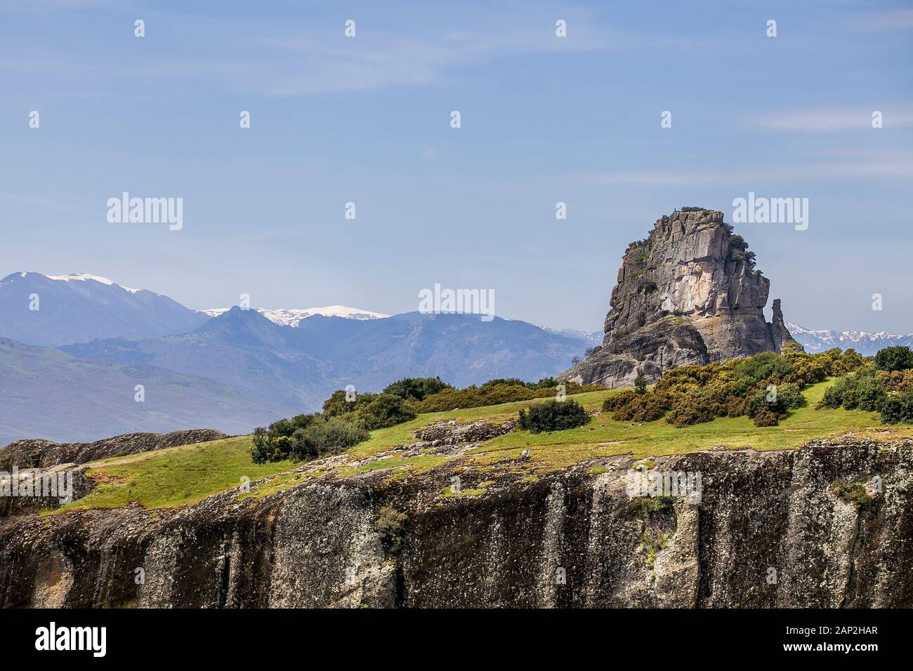 Greece. Meteor's. Mountain landscape Stock Photo - Alamy