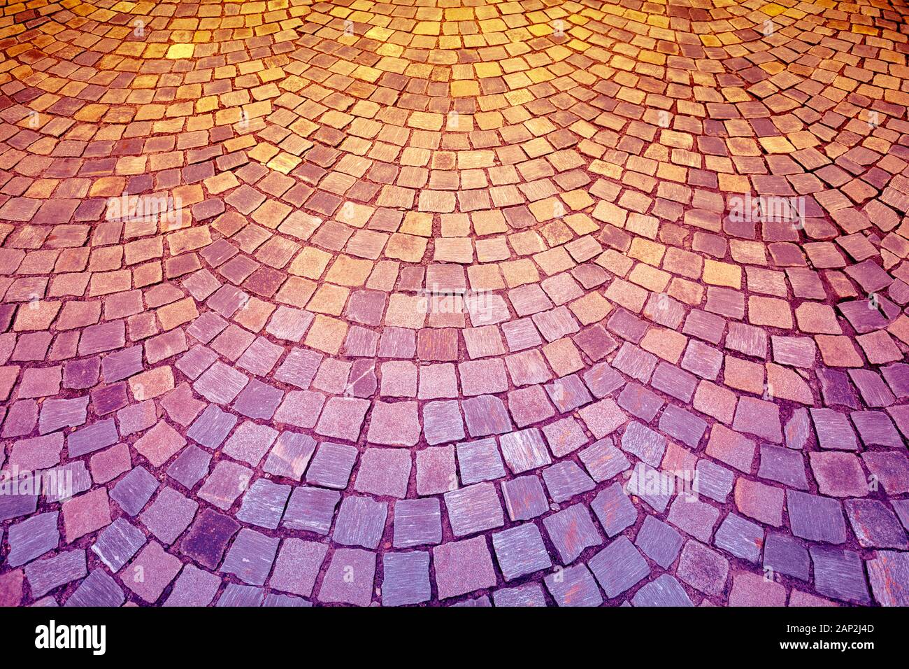 Colorful granite blocks. Abstract stone background. Stone paving ...