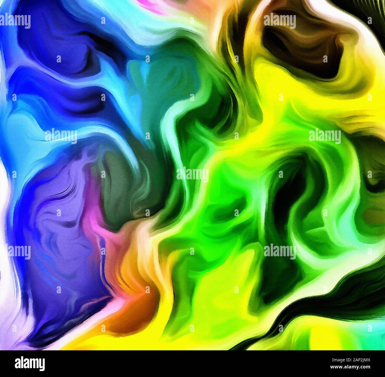 Vivid abstract painting of colors and lines Stock Photo - Alamy