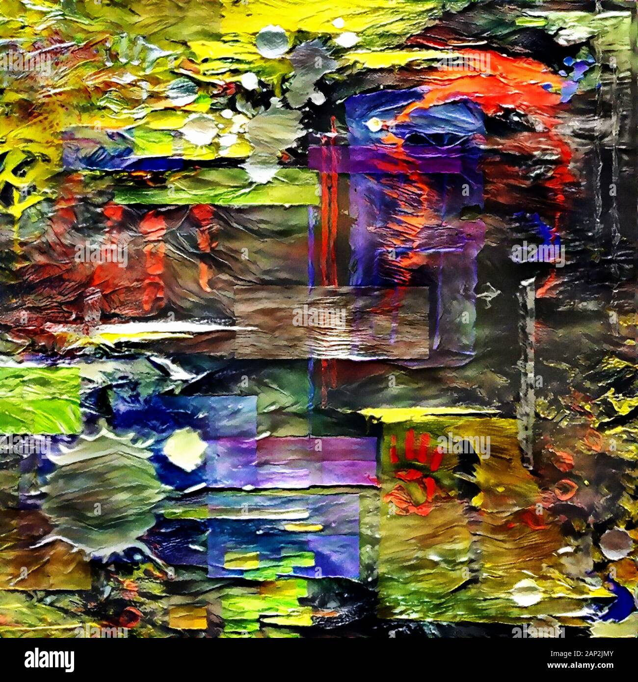 Painted abstract. Modern digital art Stock Photo - Alamy