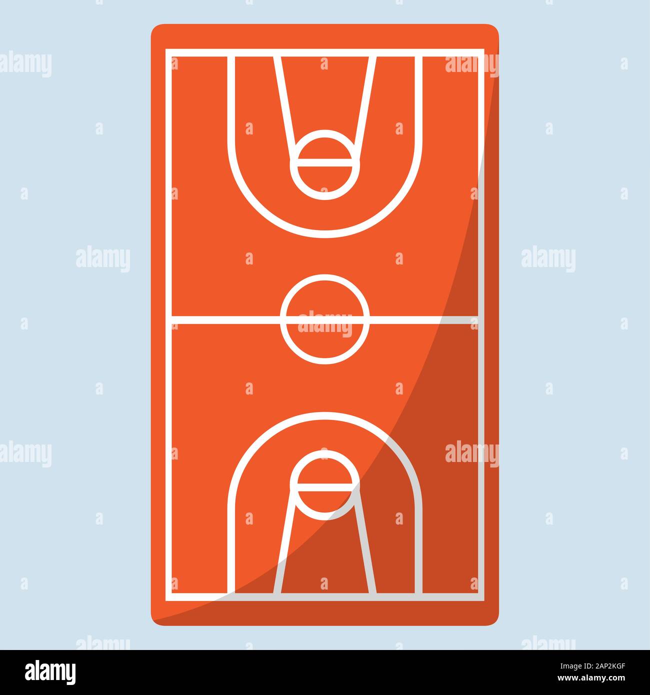 Basketball court floor plan hi-res stock photography and images - Alamy