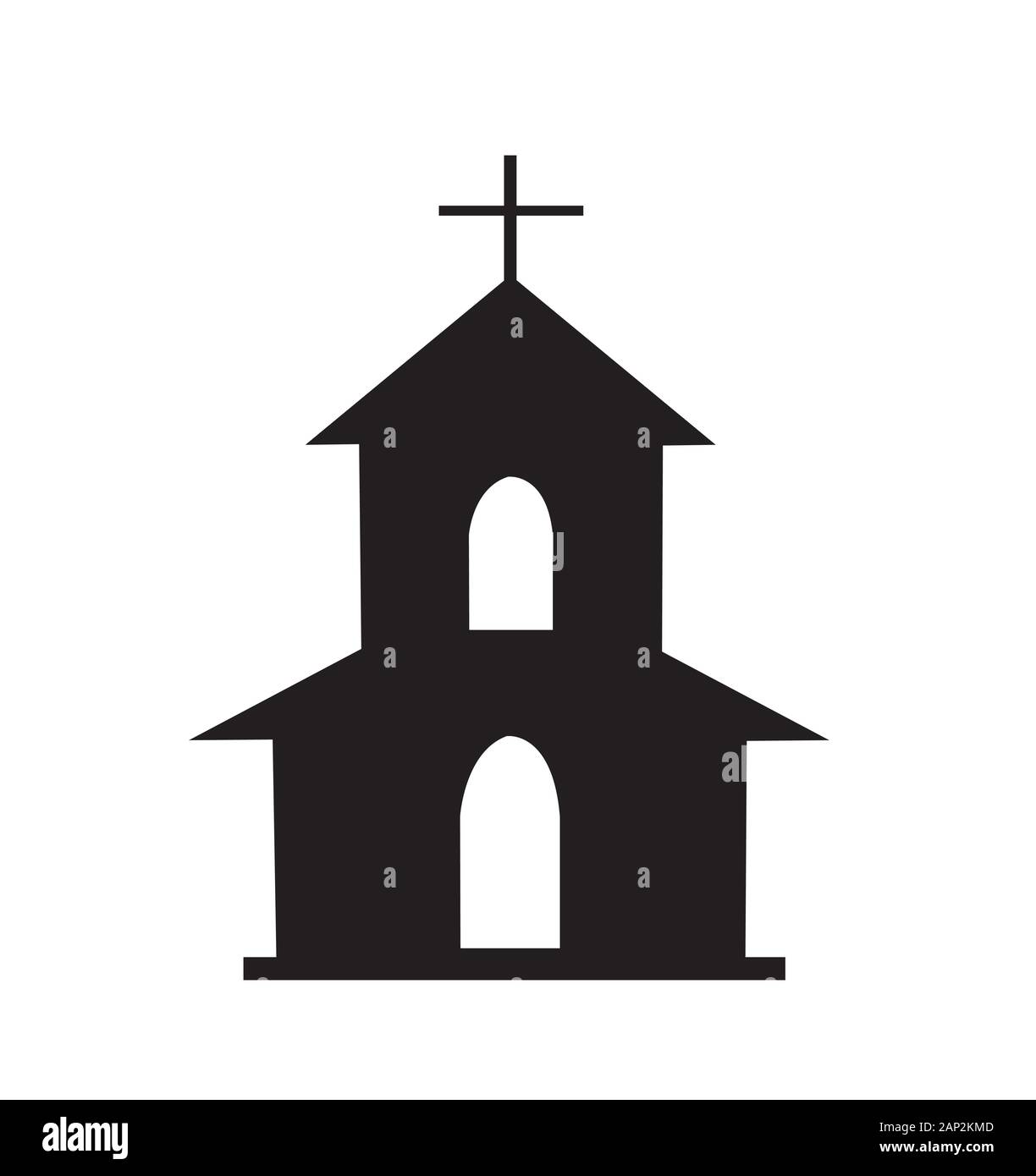 church icon vector illustration Stock Vector Image & Art - Alamy