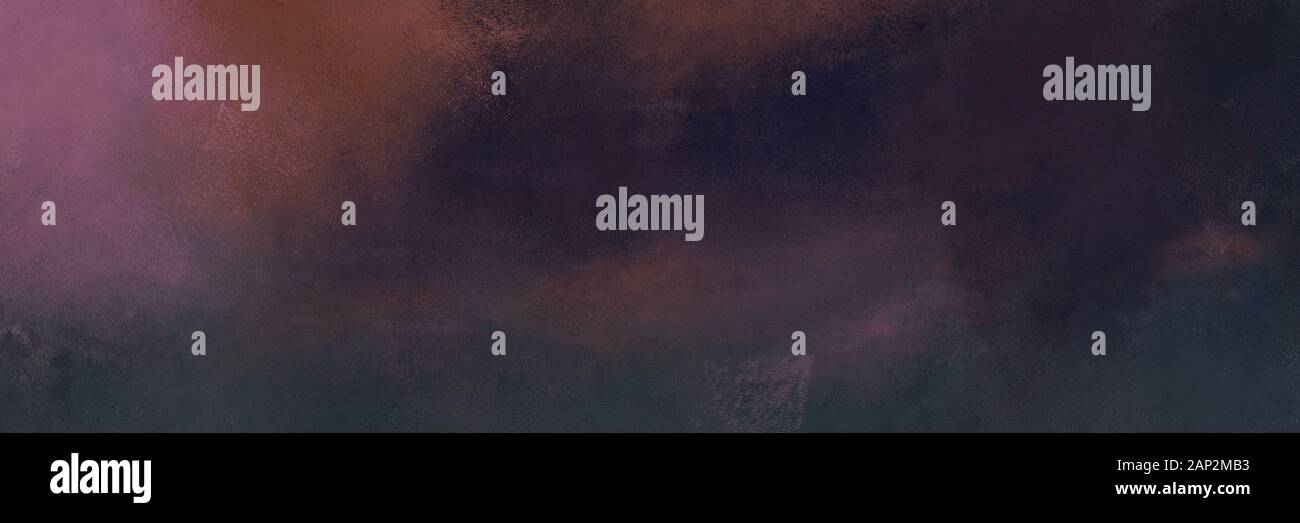 old horizontal header background with very dark violet, pastel brown ...