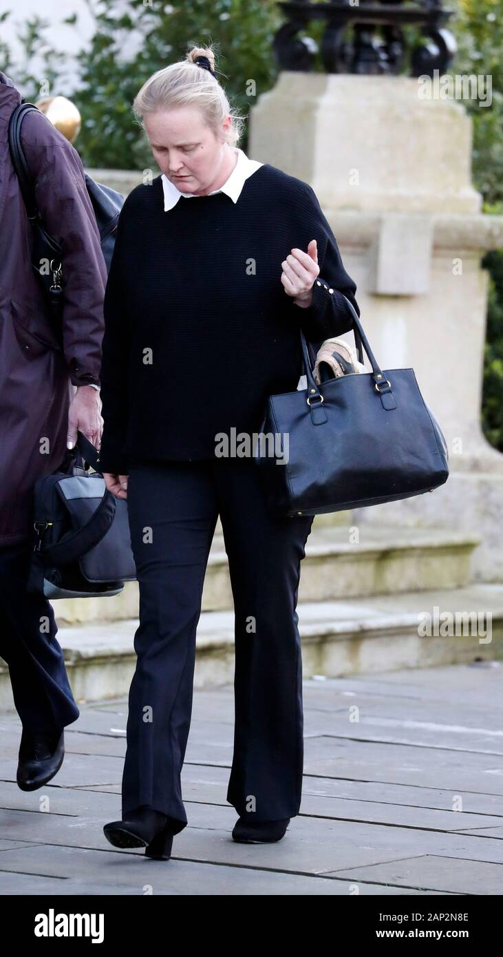 Denise Neal outside Reading Crown Court where she is charged with one ...