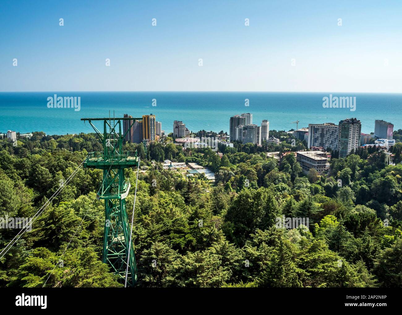 Sightseeing tower on the city of Sochi Stock Photo - Alamy