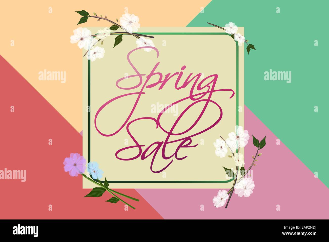 Website spring Stock Vector Images - Alamy
