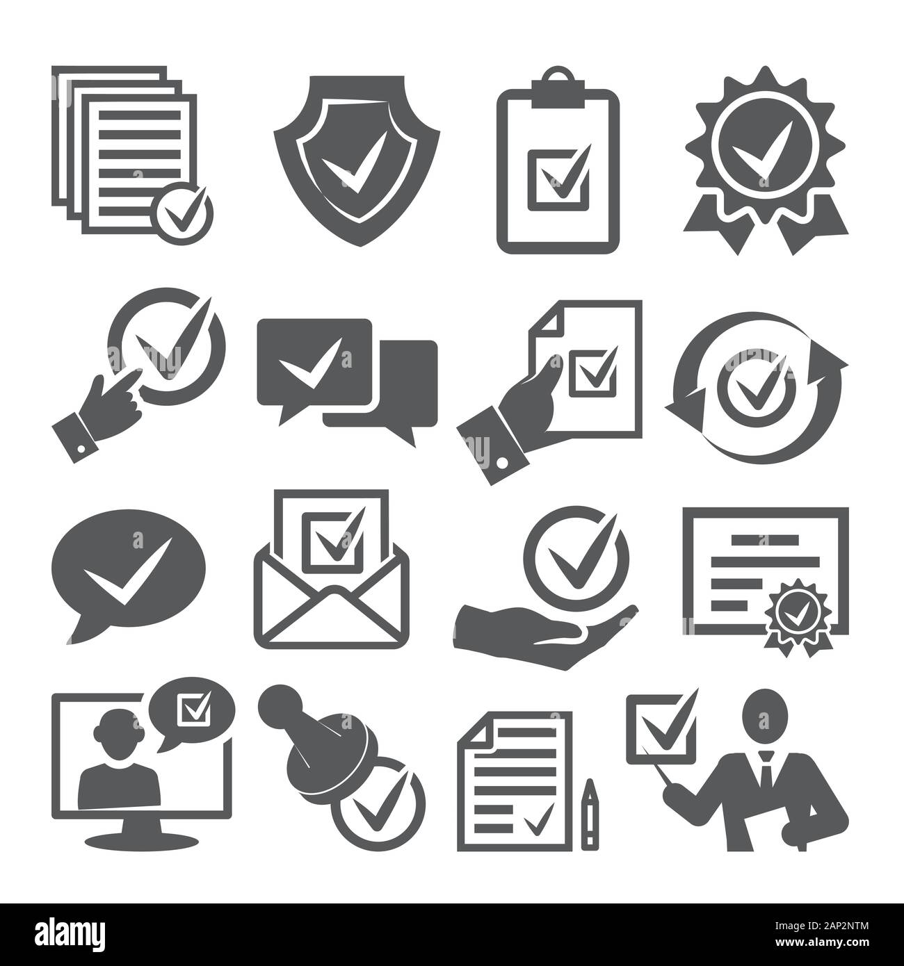 Shield check mark logo icon Cut Out Stock Images & Pictures - Alamy