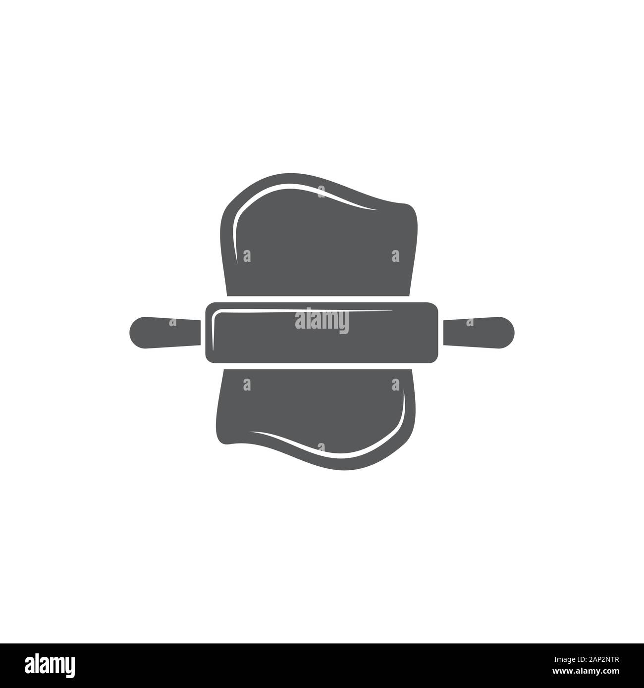 Dough icon flat vector Cut Out Stock Images & Pictures - Alamy