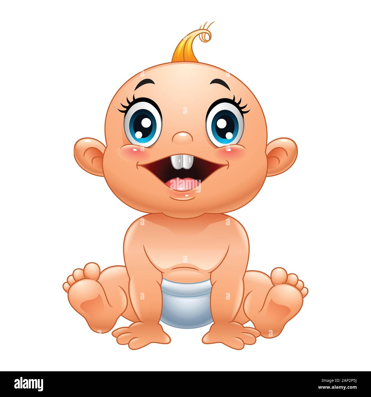 Cartoon cute baby Stock Vector Image & Art - Alamy