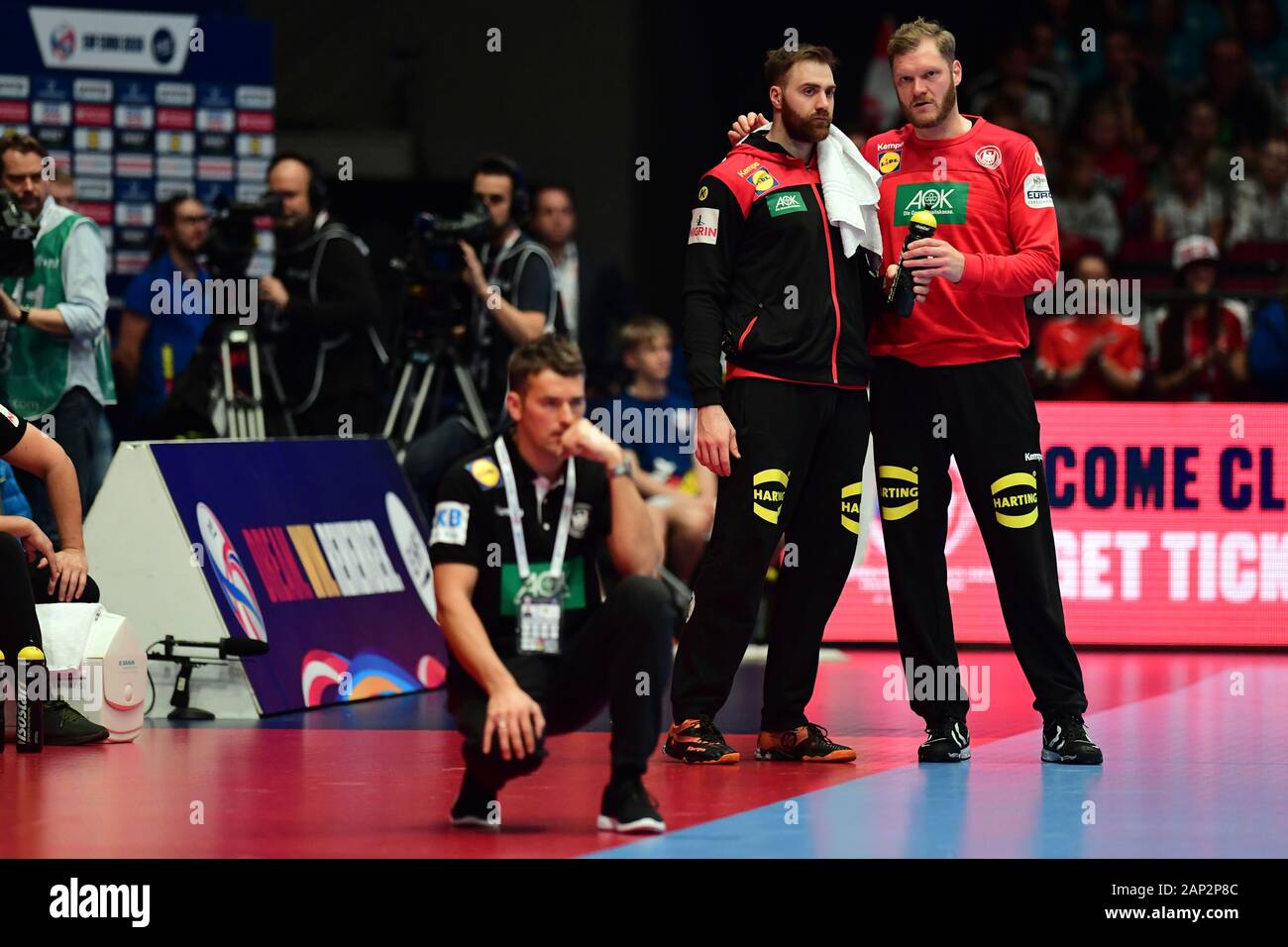 Wien, Austria. 20th Jan, 2020. Handball: European Championship, Austria ...