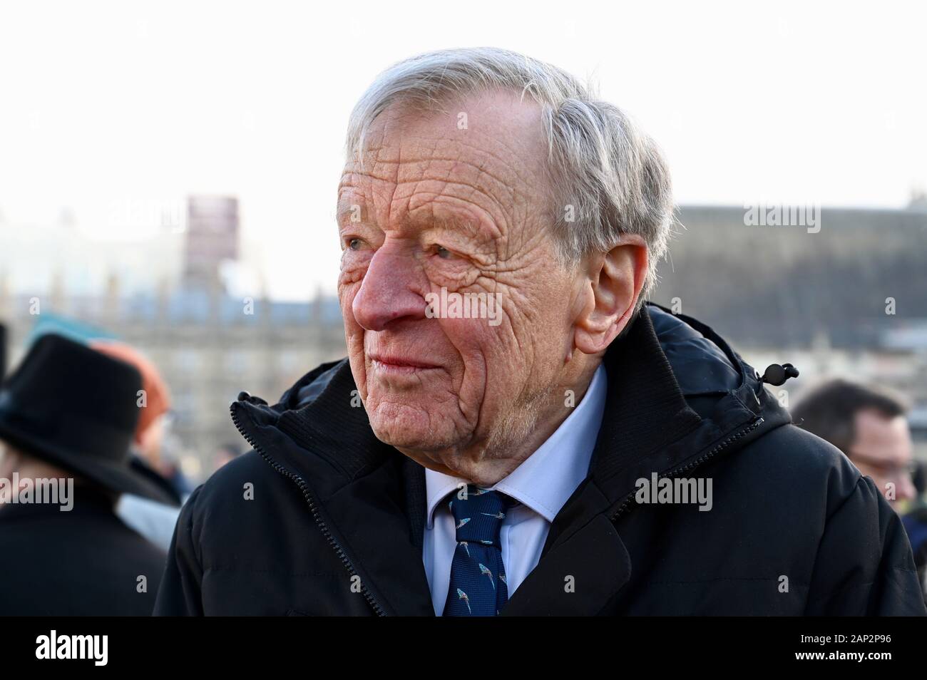 Lord Alf Dubs. Safe Passage Rally in Parliament Square to demand fair ...