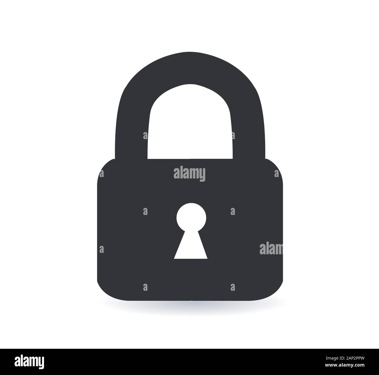 padlock icon symbol vector illustration Stock Vector Image & Art - Alamy