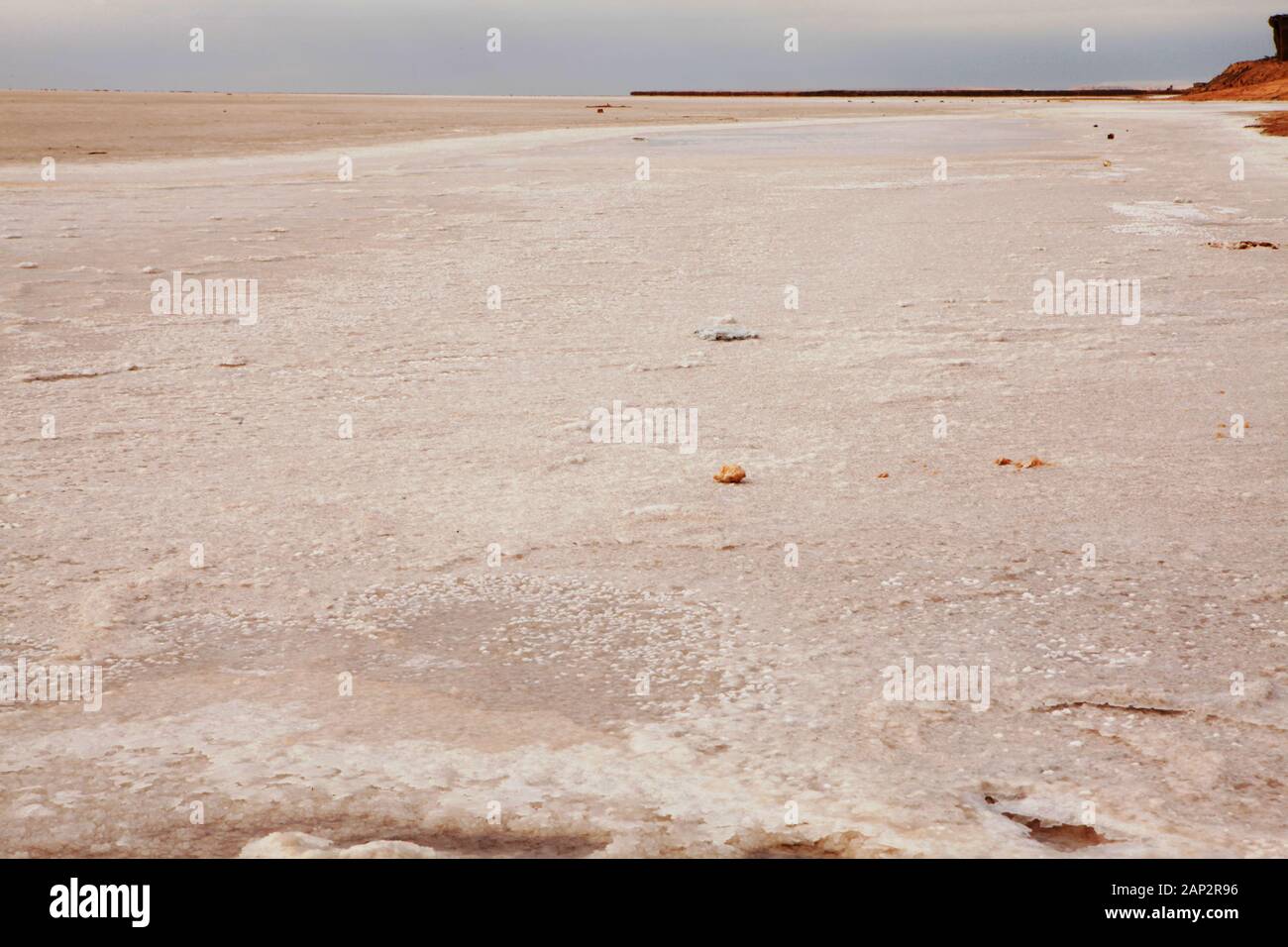 Chott el Djerid, the largest salt lake in the Sahara Stock Photo - Alamy