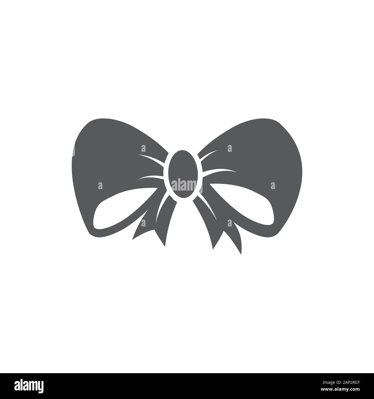 Bow icon on white background Stock Vector Image & Art - Alamy