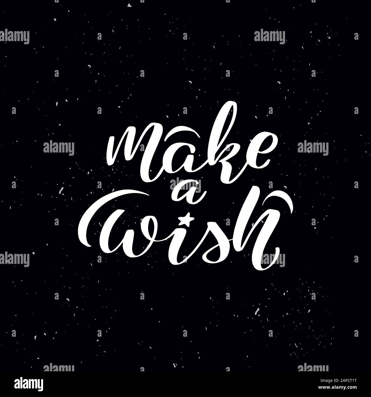 Handwritten calligraphy text, chalk on a blackboard Stock Vector Image ...