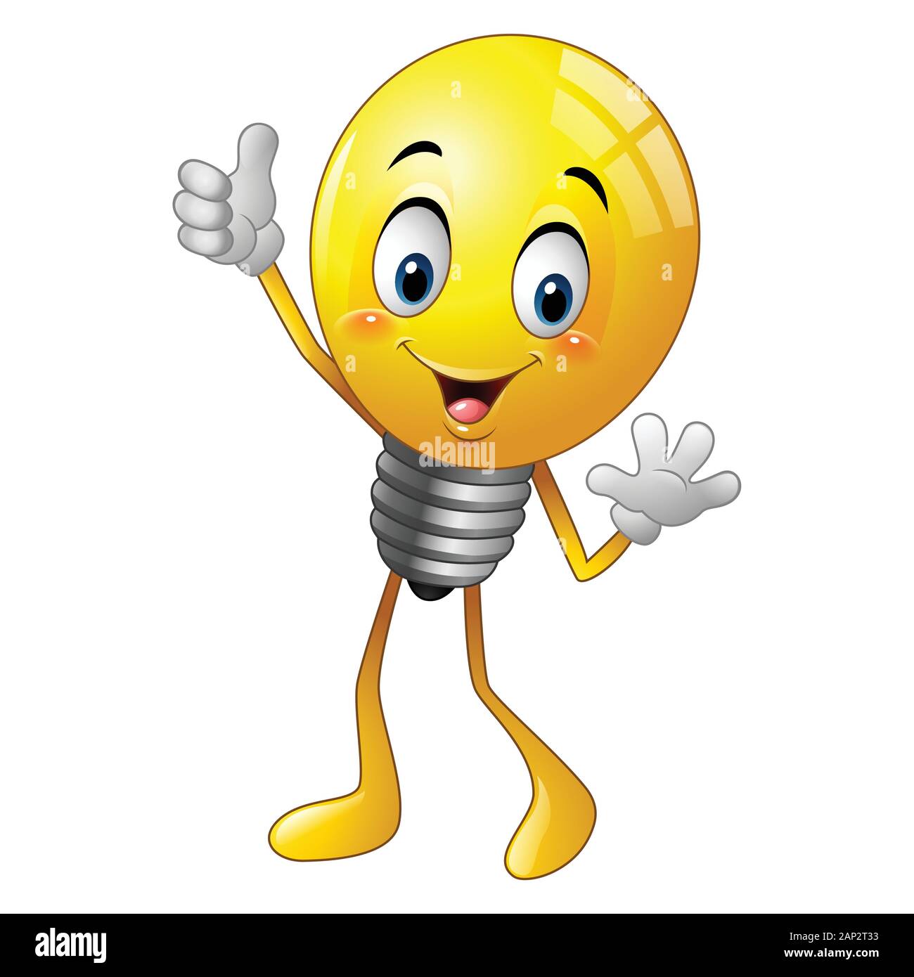 Cartoon light bulb Stock Vector Image & Art - Alamy