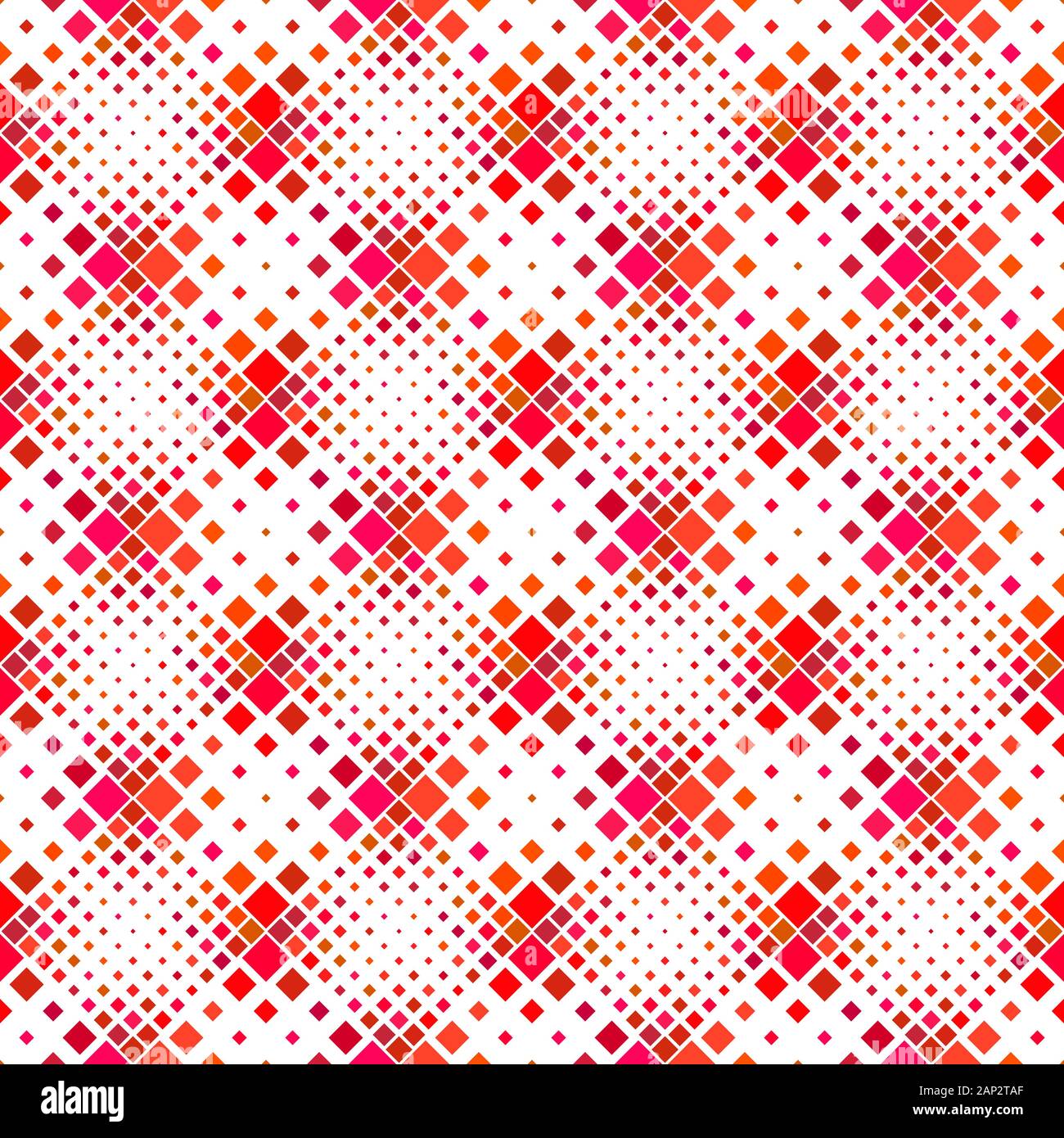 Seamless square pattern background - red vector graphic design from diagonal squares Stock ...