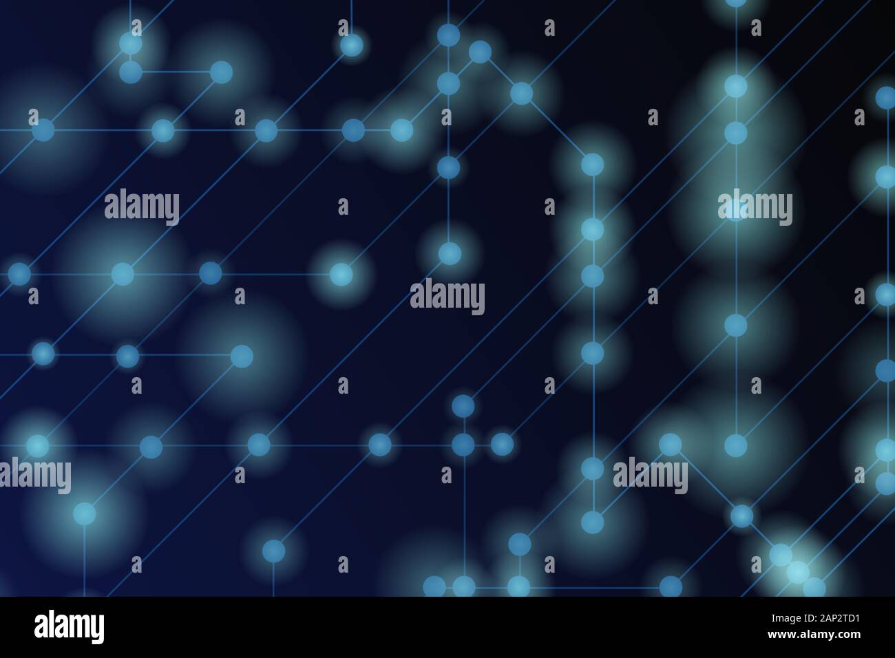 High tech vector illustration. Dark blue background and light Stock ...