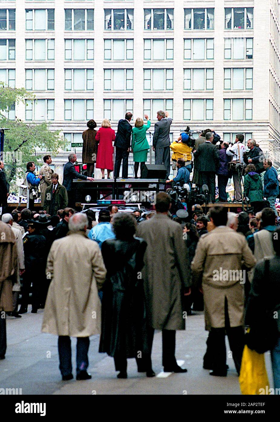 Chicago, Illinois 10-20-1992 Clinton/Gore Campaign rally on Clark ...