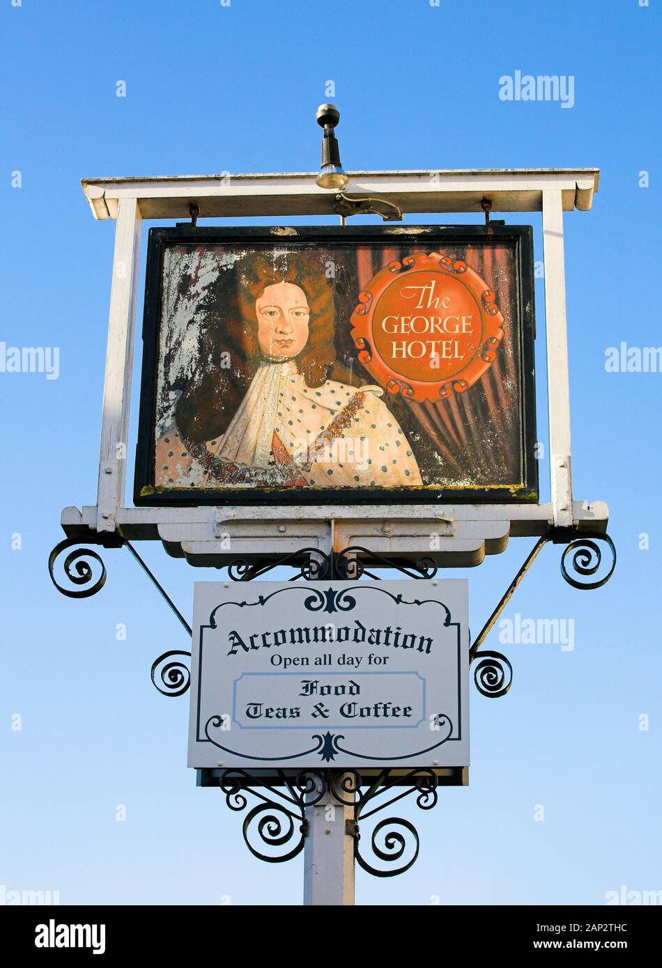 George Hotel, Wedmore, Somerset, England Stock Photo - Alamy