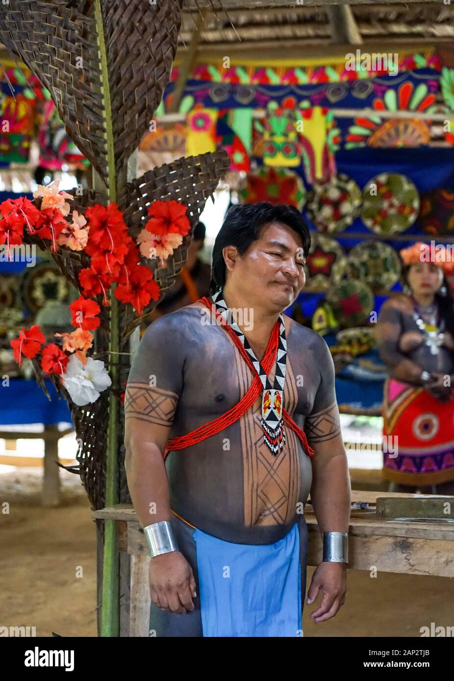 Embera Indigenous Village in the Charges National Park, Panama Stock ...