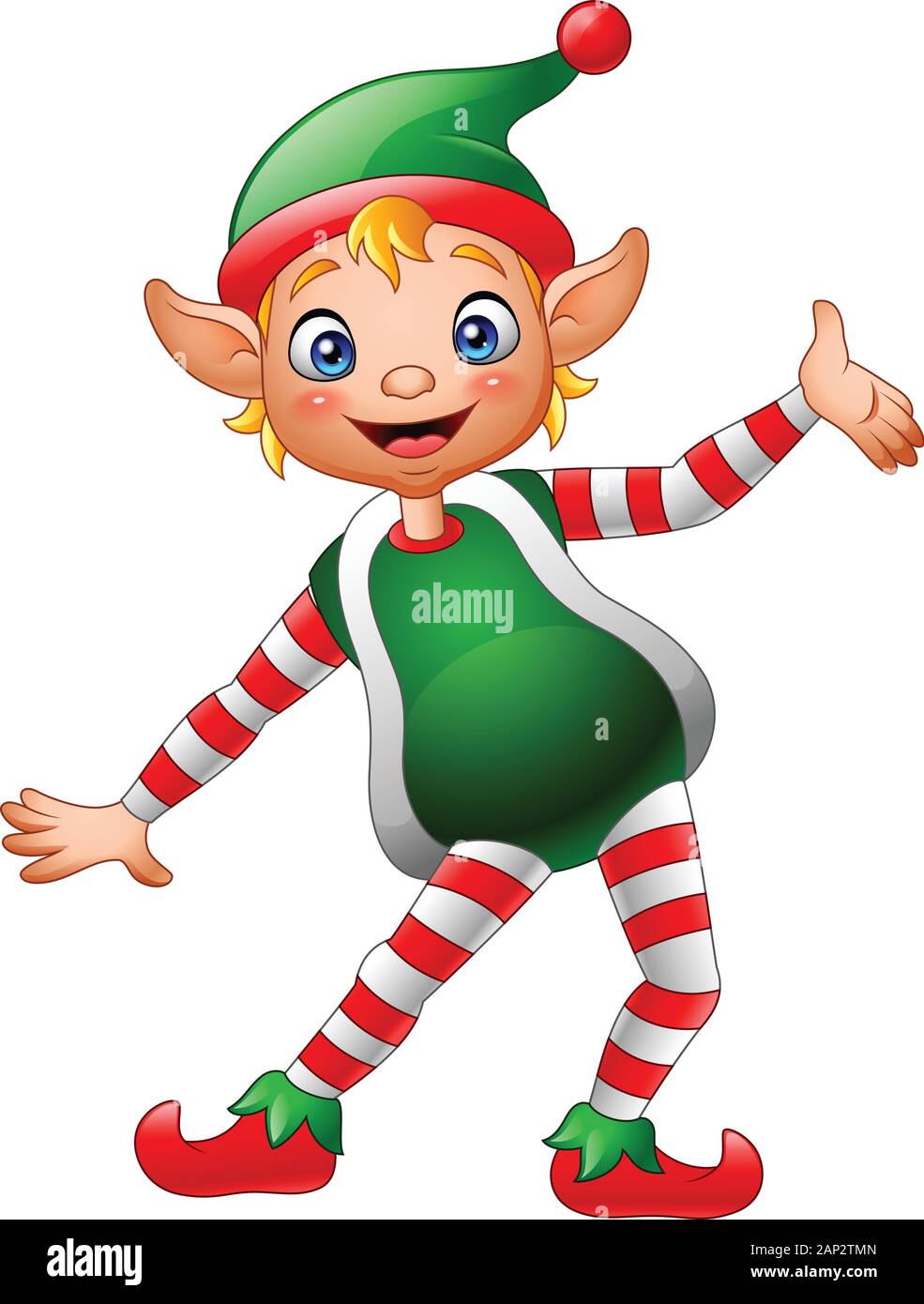 Cartoon little elf posing Stock Vector Image & Art - Alamy