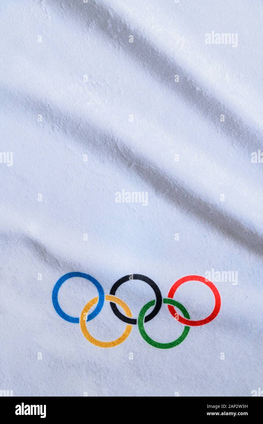2020 olympic rings hi-res stock photography and images - Alamy