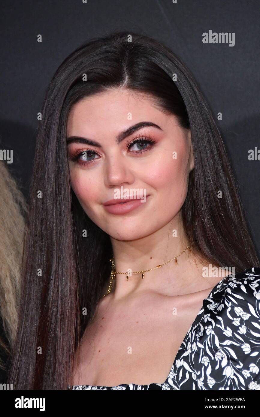 London, UK. 20th Jan, 2020. Emily Canham attends premiere of latest ...