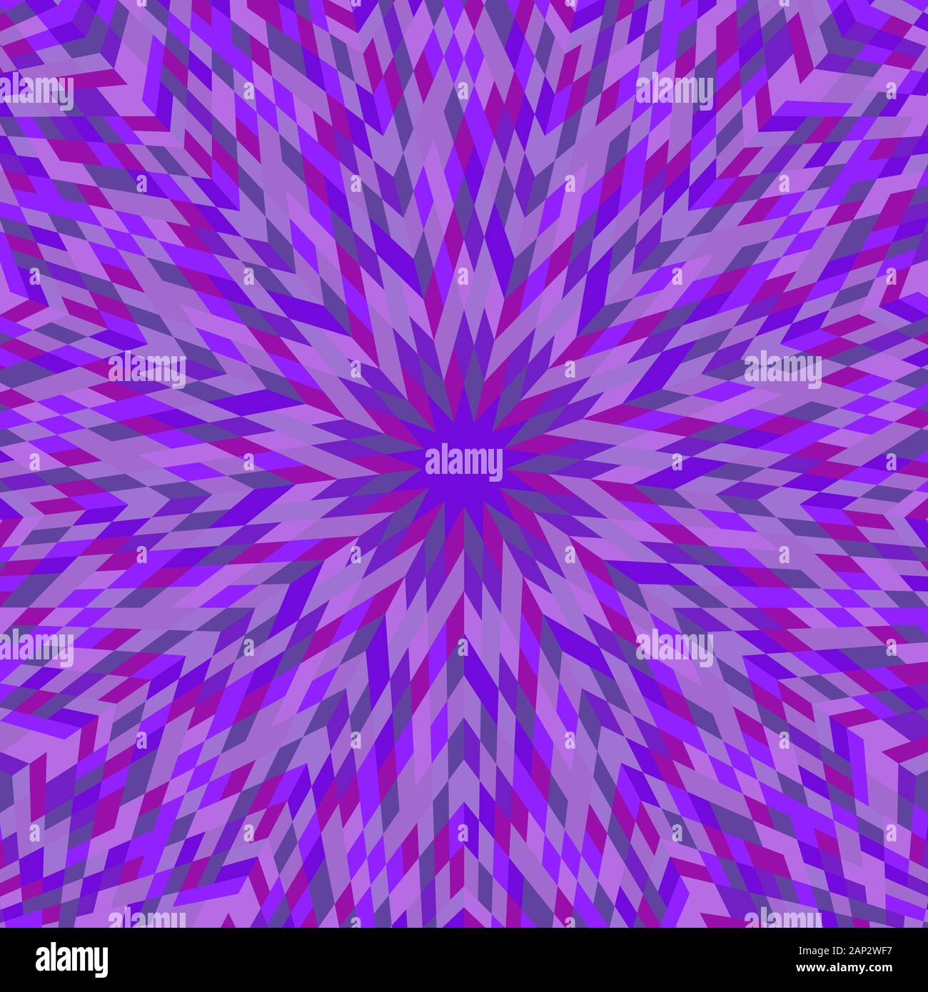 Abstract Geometrical Dynamic Round Tile Pattern Background Circular Hypnotic Vector Graphic