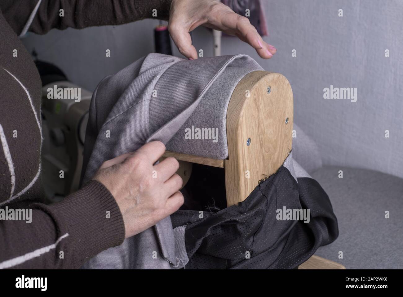 Ironing process hi-res stock photography and images - Alamy