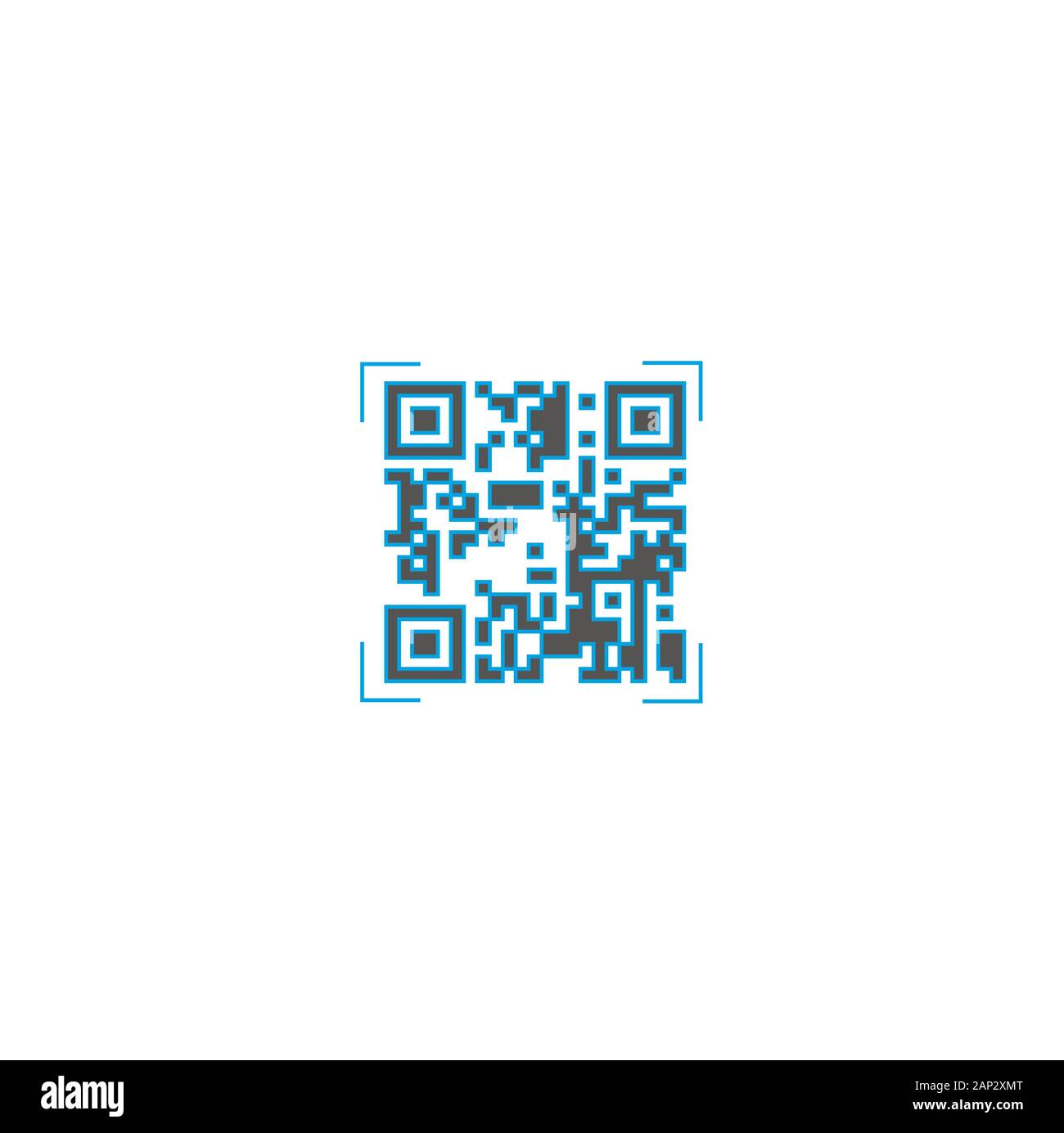 QRCode Verification Scan Icon Stock Vector Image & Art - Alamy