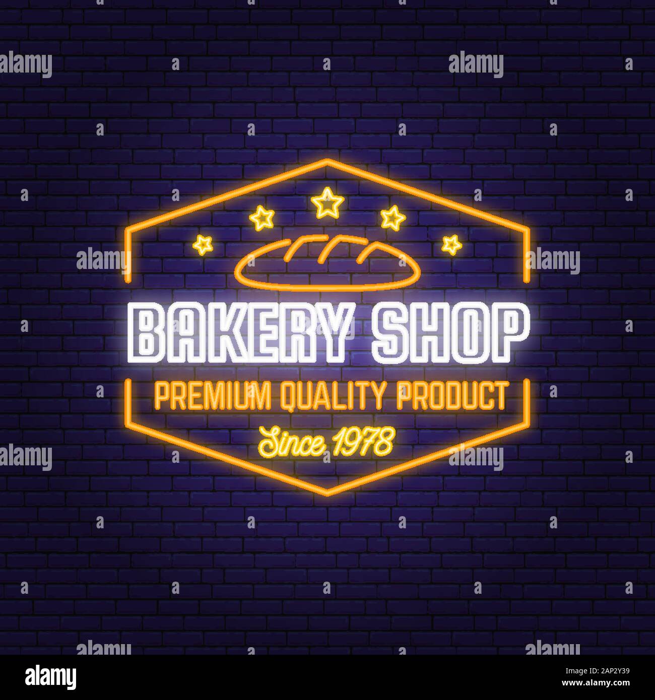 Bread shop advertisement Stock Vector Images - Alamy
