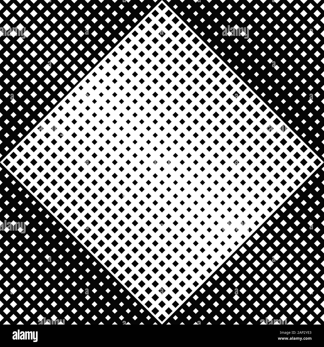 Black And White Geometrical Diagonal Square Pattern Background Design Abstract Vector