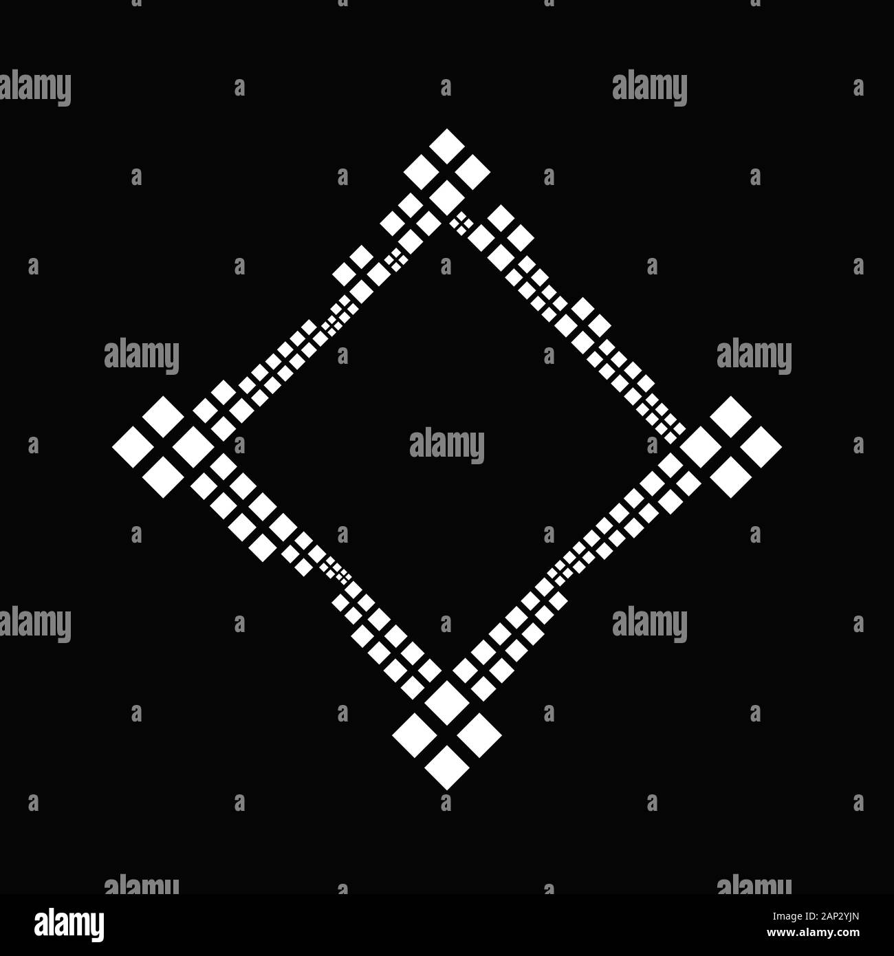 Black and white geometrical minimal diagonal square border background ...
