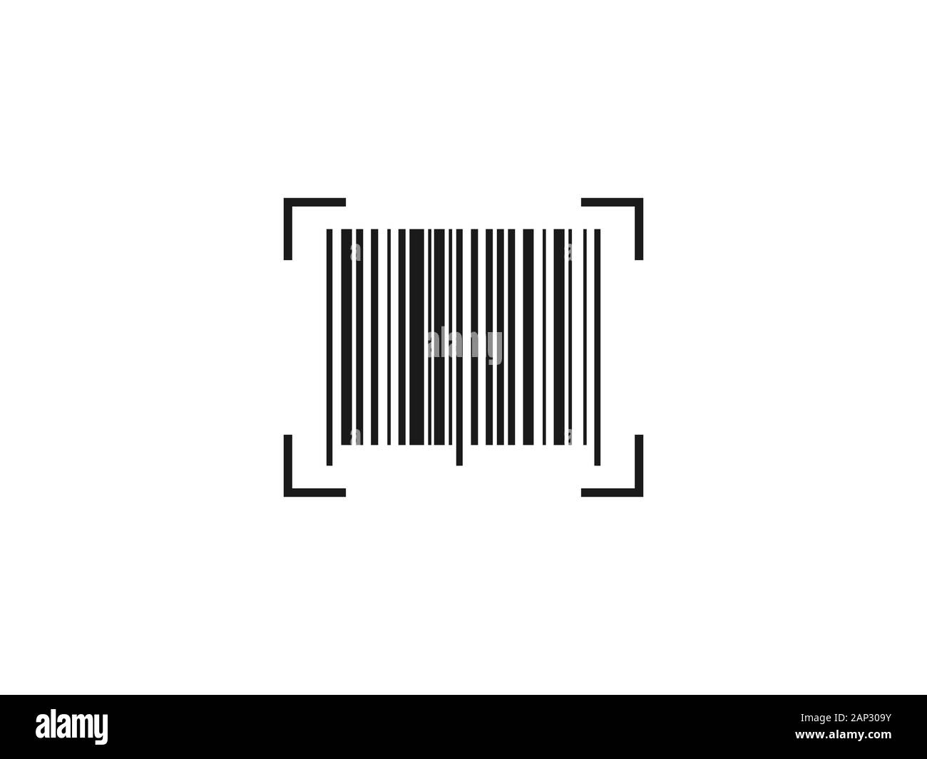 Barcode, code icon. Vector illustration, flat design Stock Vector Image ...