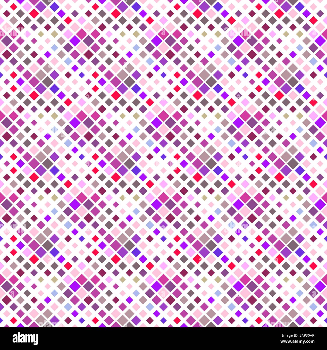 Seamless square pattern background design - colorful geometrical abstract vector illustration ...