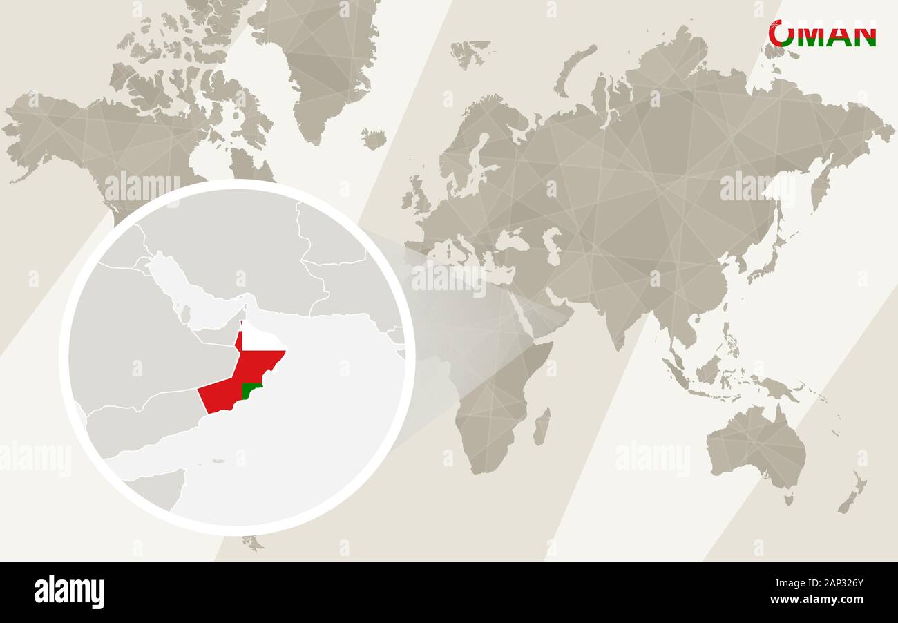 Oman World Map Map Of Oman