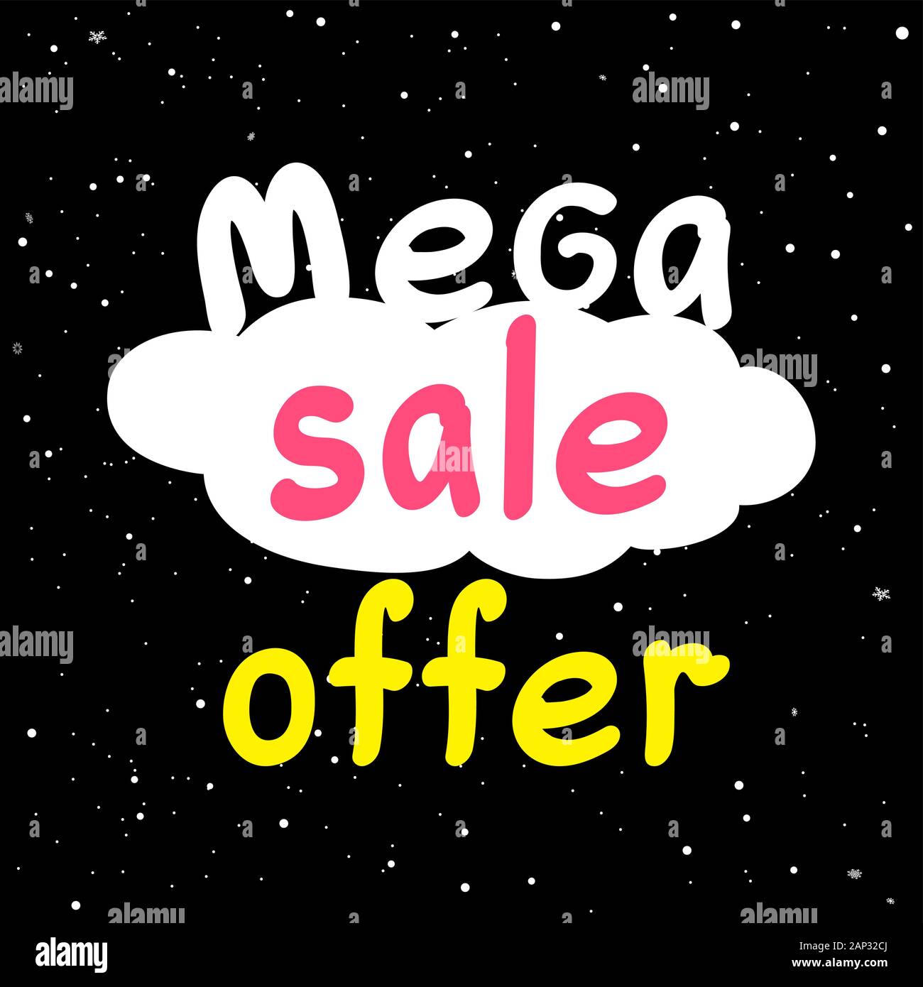 Mega sale dark banner hi-res stock photography and images - Alamy