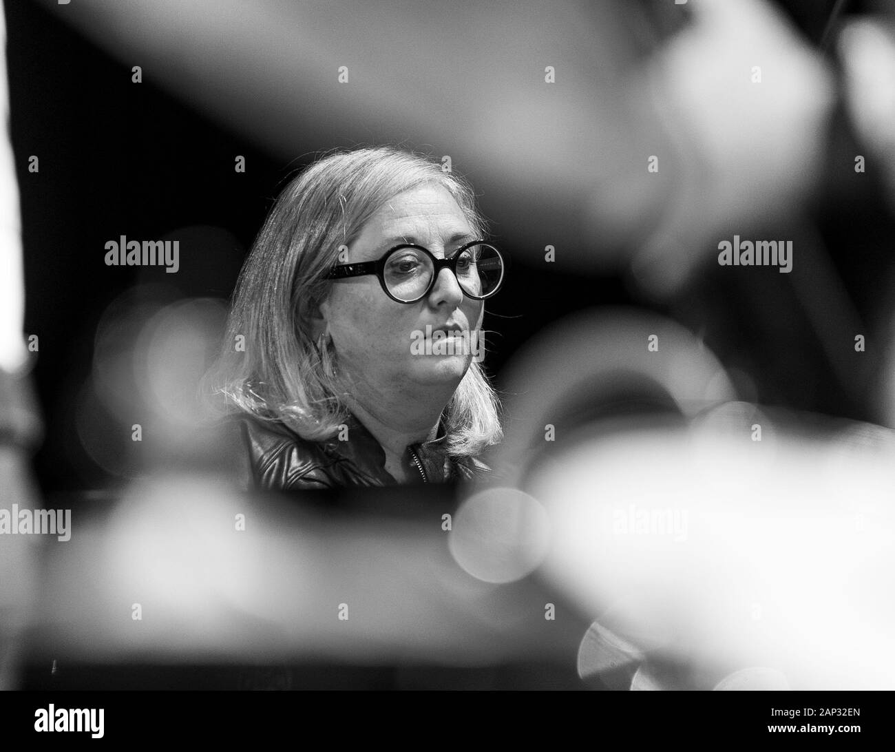 New York, United States. 13th Jan, 2020. Renee Rosnes performs with ...