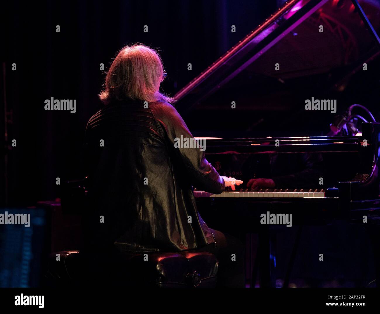New York, United States. 13th Jan, 2020. Renee Rosnes performs with ...