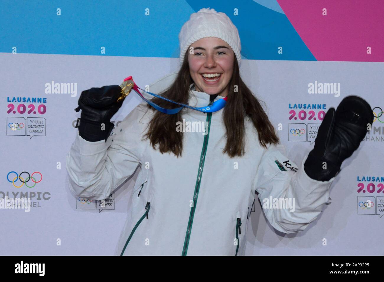 Lausanne, Switzerland. 20th Jan, 2020. Josie Baff of Australia with her ...