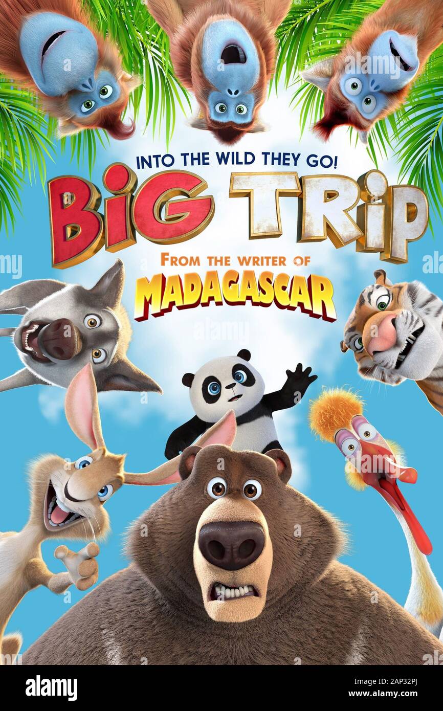 THE BIG TRIP, poster, characters below title: left from top: Janus ...