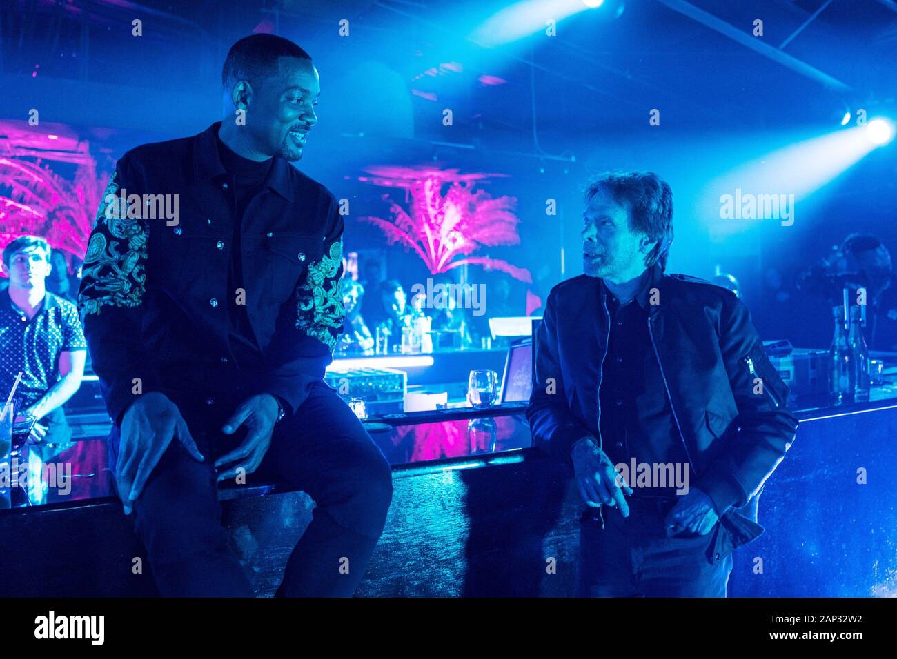BAD BOYS FOR LIFE, from left: Will Smith, producer Jerry Bruckheimer ...