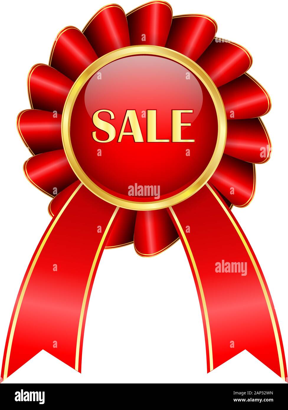 Red badge sticker hi-res stock photography and images - Alamy