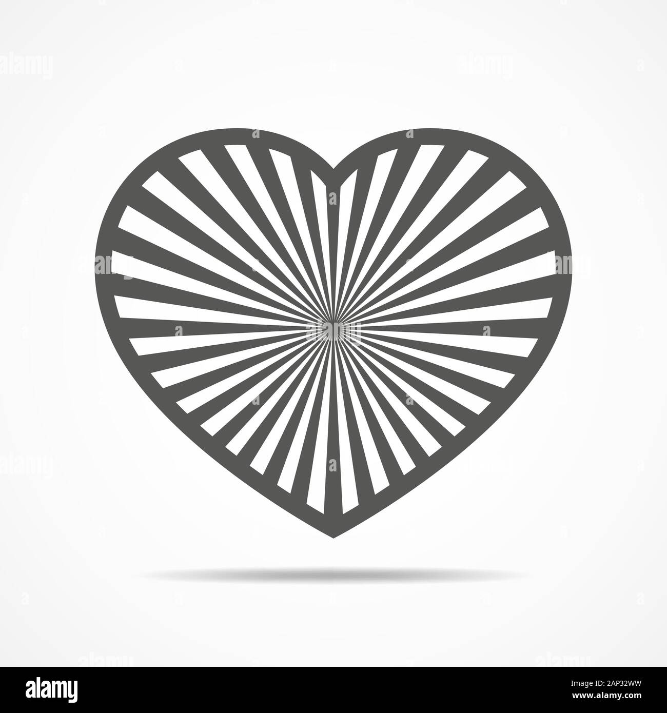 Sun Rays With Heart