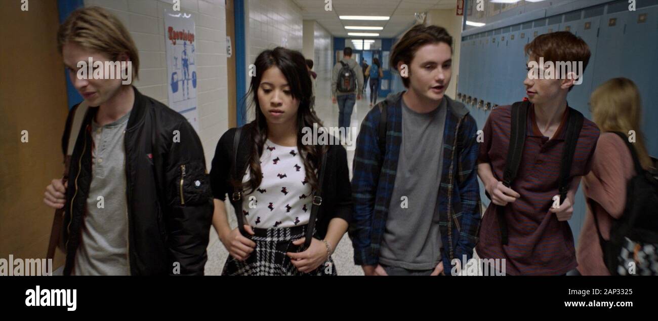 EXTRACURRICULAR, first three from left: Keenan Tracey, Brittany Teo ...