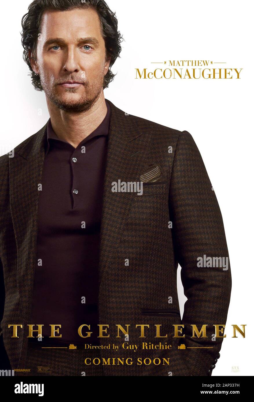 THE GENTLEMEN, US character poster, Matthew McConaughey, 2020. © STX ...